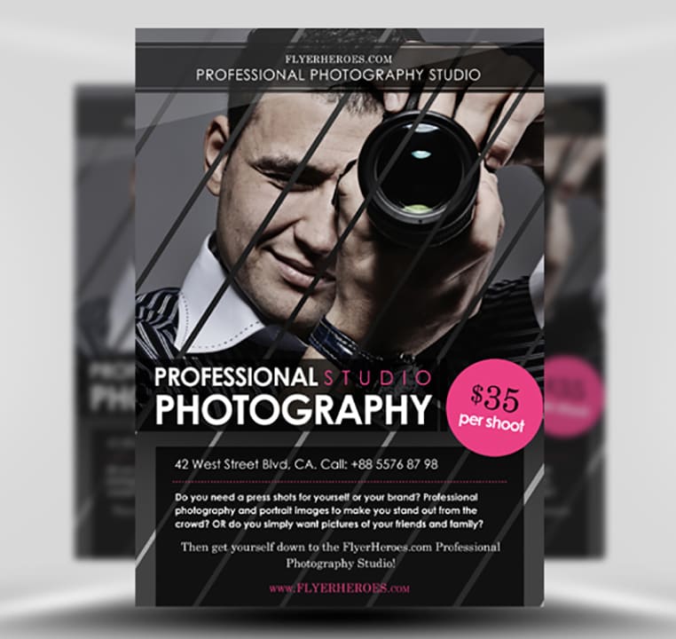 Free Photography Flyer Templates Psd FREE PRINTABLE TEMPLATES