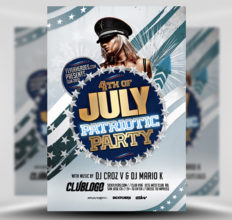 Patriotic Party Flyer Template - FlyerHeroes