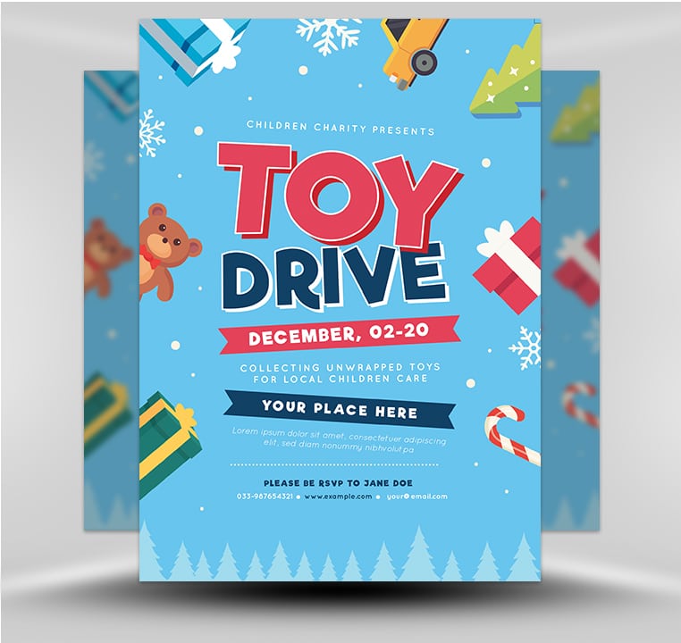 Toy Drive Flyer Template