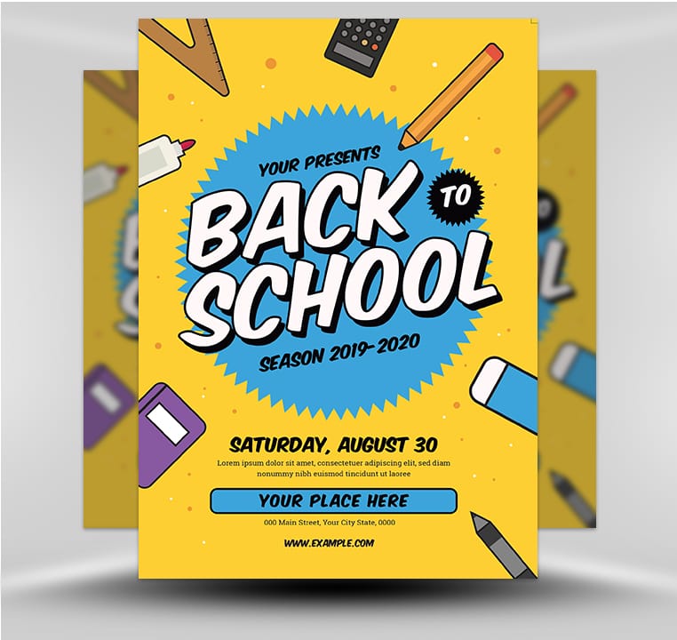 Back To School Flyer Template