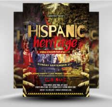 Hispanic Heritage Month Flyer 4 - FlyerHeroes
