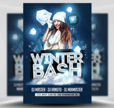 Winter Bash Flyer Template - FlyerHeroes