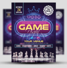 Games Flyer Templates - FlyerHeroes