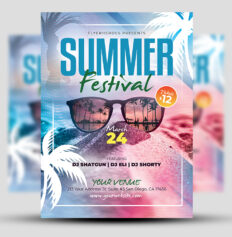 Summer Festival Flyer Templates - FlyerHeroes