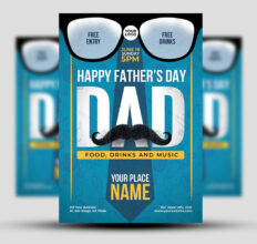 Happy Father’s Day Dad Flyer 1 - FlyerHeroes