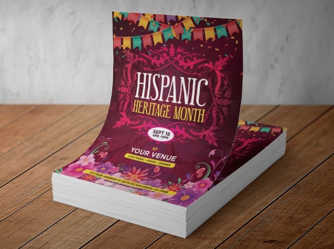 Hispanic Heritage Month Flyer 2.1 - FlyerHeroes
